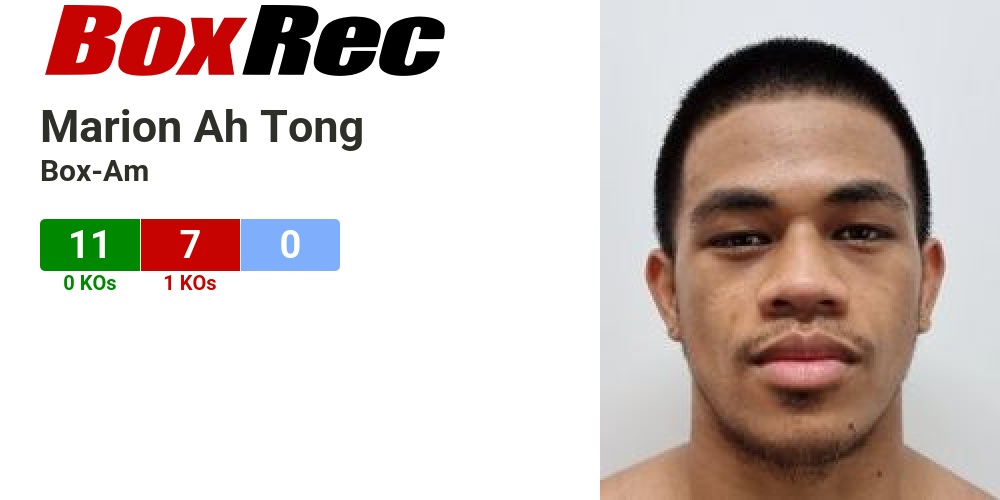 BoxRec: Marion Ah Tong