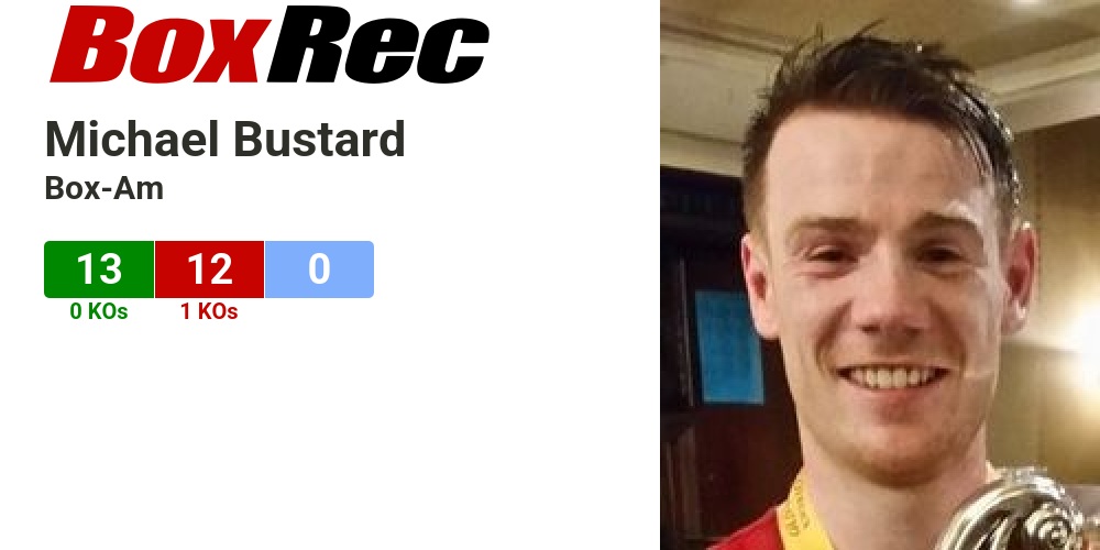 BoxRec: Michael Bustard