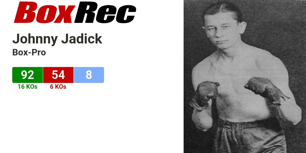 BoxRec: Johnny Jadick