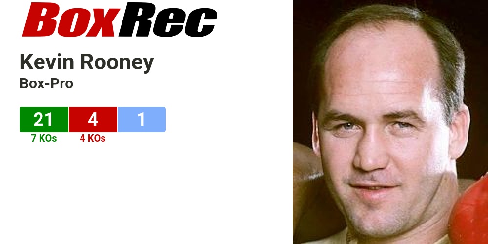 BoxRec: Kevin Rooney