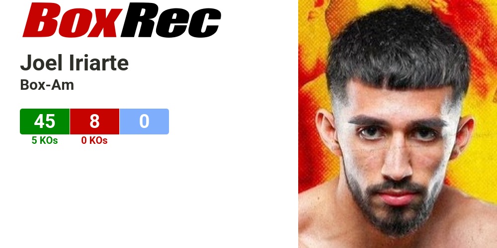 BoxRec: Joel Iriarte