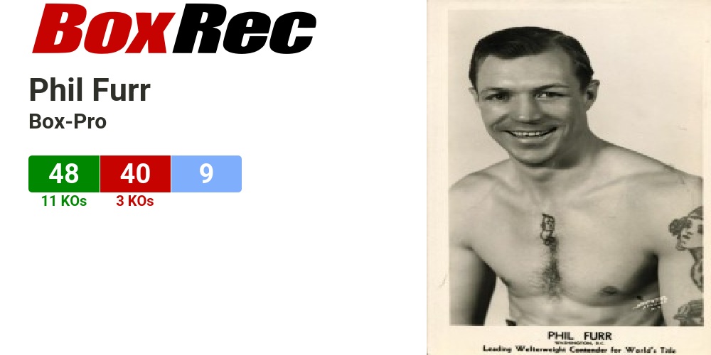 BoxRec: Phil Furr