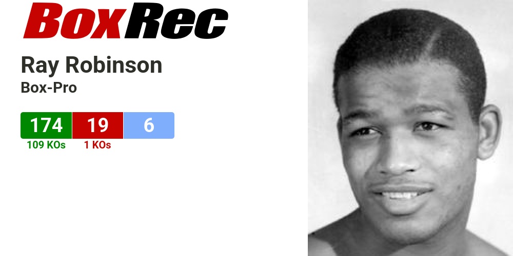 BoxRec: Ray Robinson