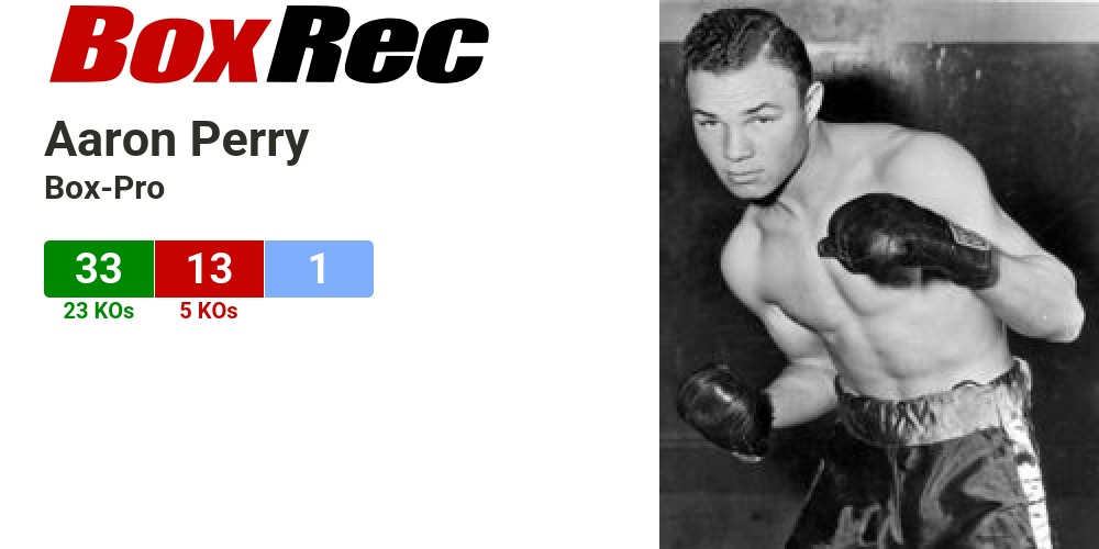 BoxRec: Aaron Perry