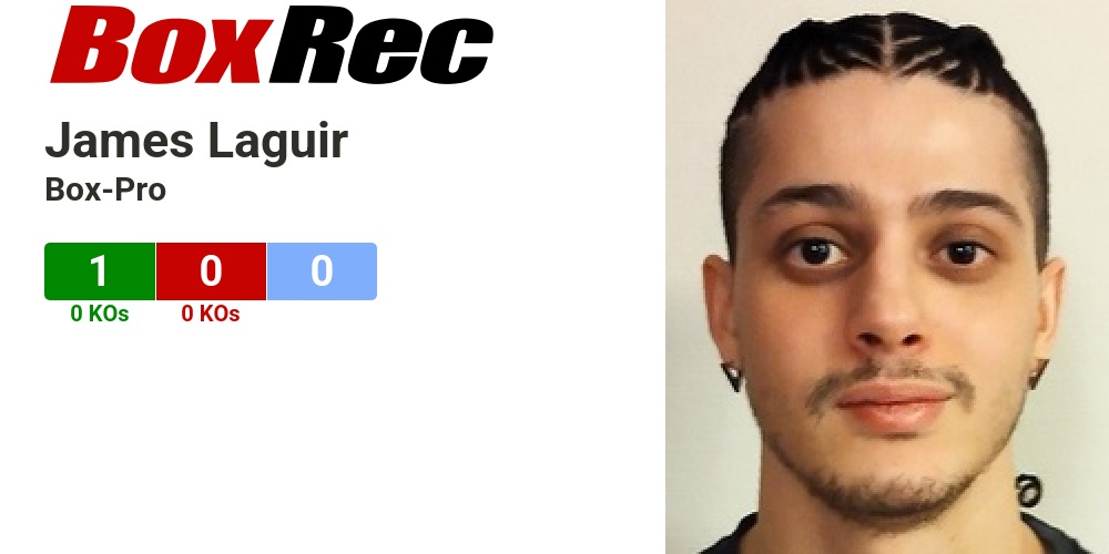 BoxRec: James Laguir