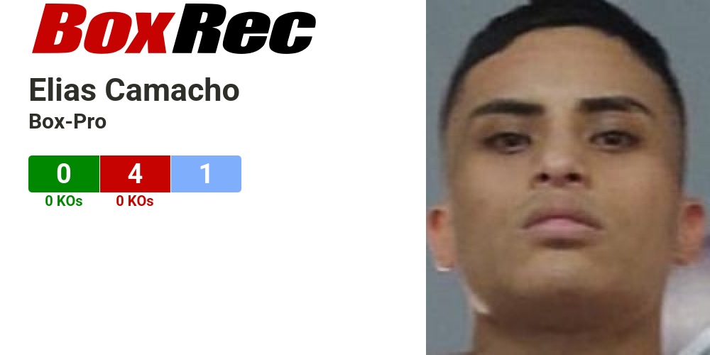 BoxRec: Elias Camacho