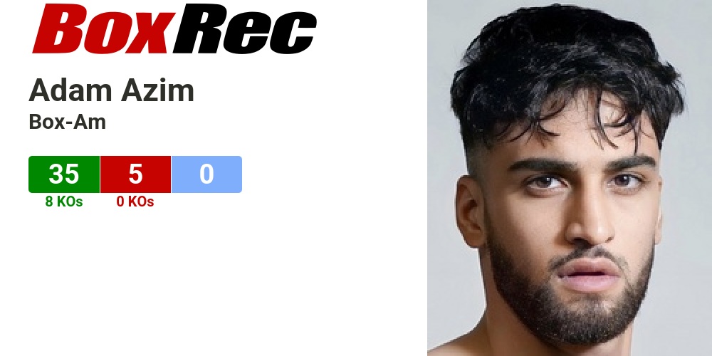 BoxRec: Adam Azim