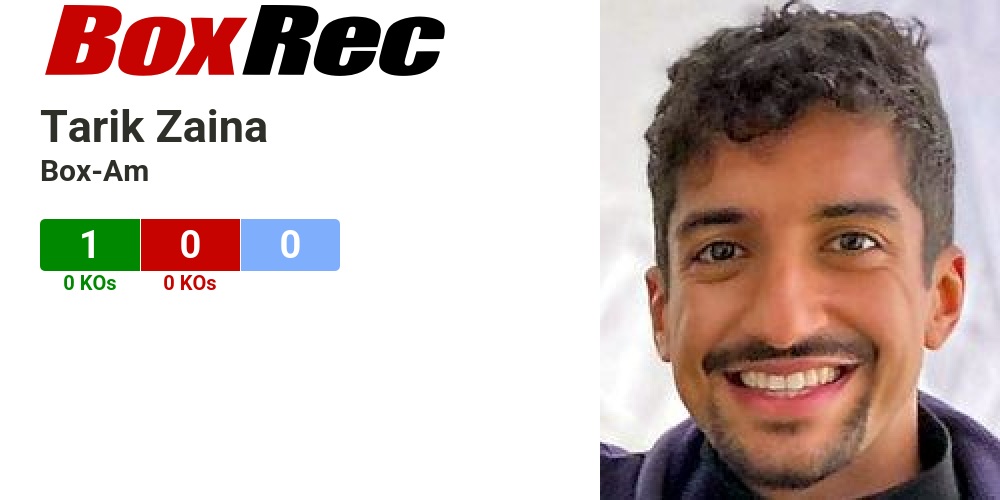 BoxRec: Tarik Zaina