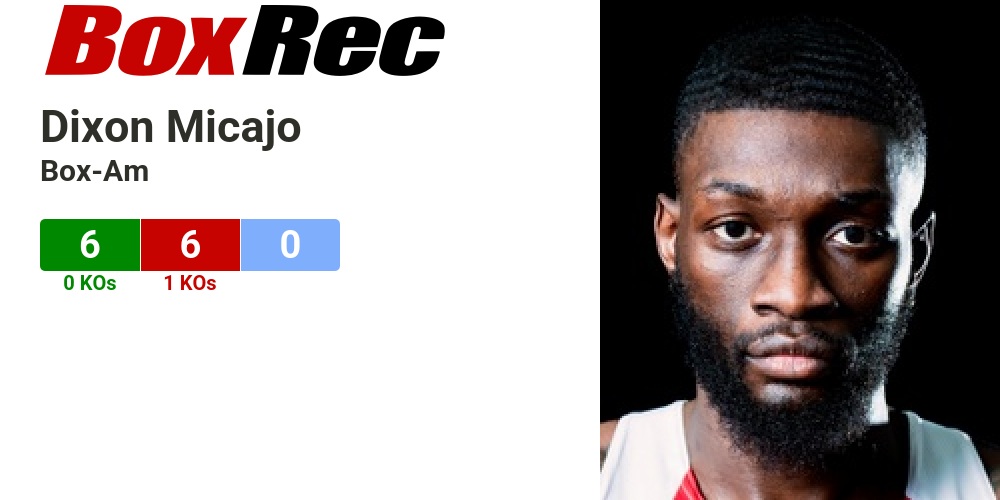 BoxRec: Dixon Micajo