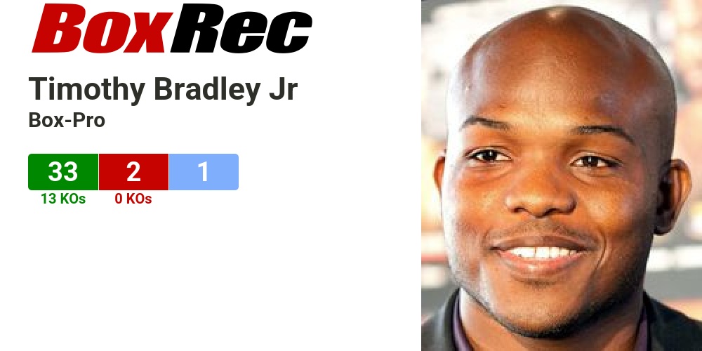 BoxRec: Timothy Bradley Jr