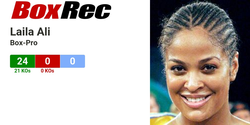 BoxRec: Laila Ali