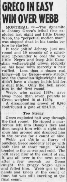 Johnny Greco vs. Danny Webb - BoxRec