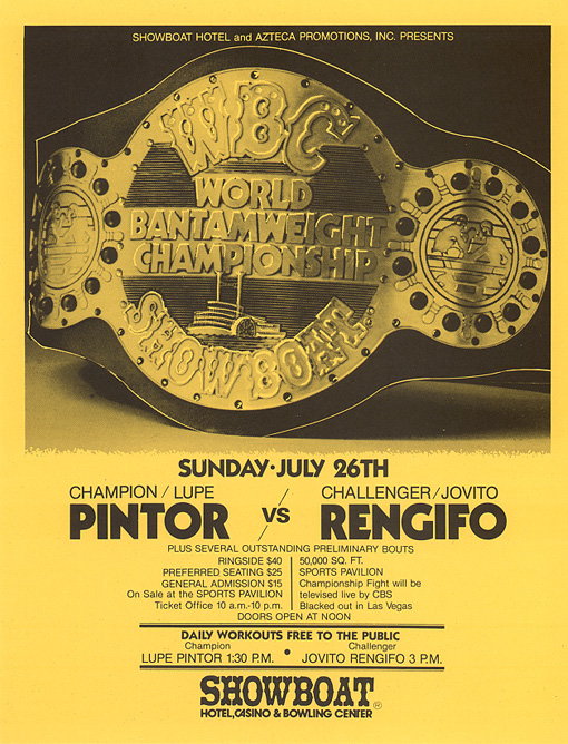 Lupe Pintor Vs. Jovito Rengifo - BoxRec