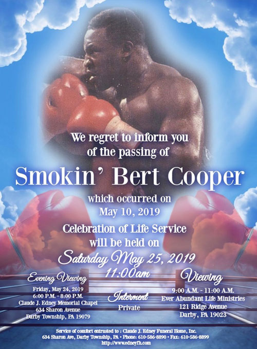 Bert Cooper - BoxRec