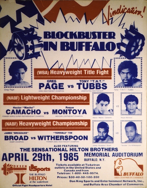 Greg Page vs. Tony Tubbs - BoxRec