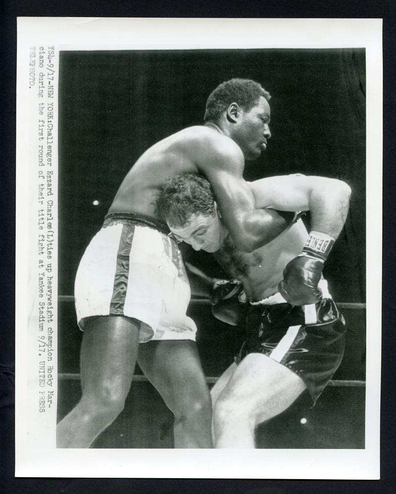 Rocky Marciano commences battle with his most formidable opponent ...