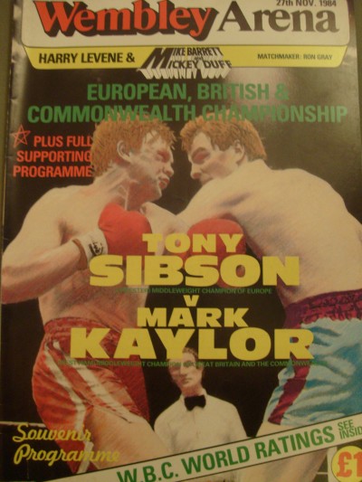 Tony Sibson vs. Mark Kaylor - BoxRec
