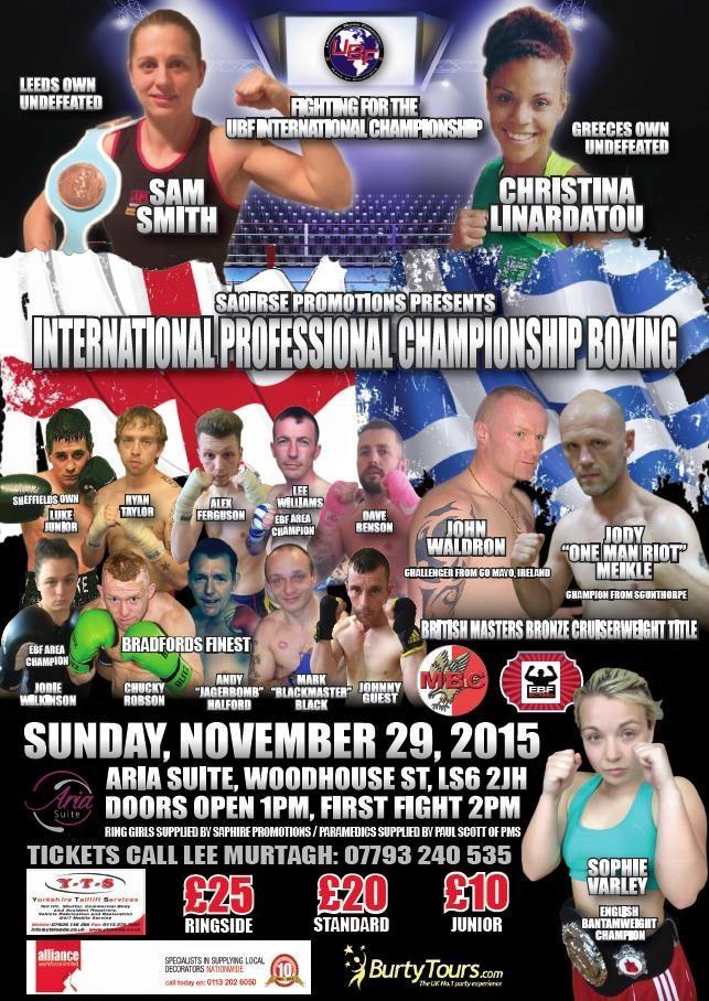 Christina Linardatou vs Sam Smith - BoxRec