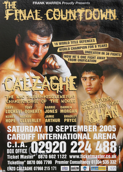 Joe Calzaghe vs. Evans Ashira - BoxRec