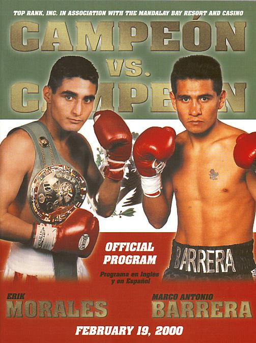 Erik Morales vs. Marco Antonio Barrera (1st meeting) - BoxRec