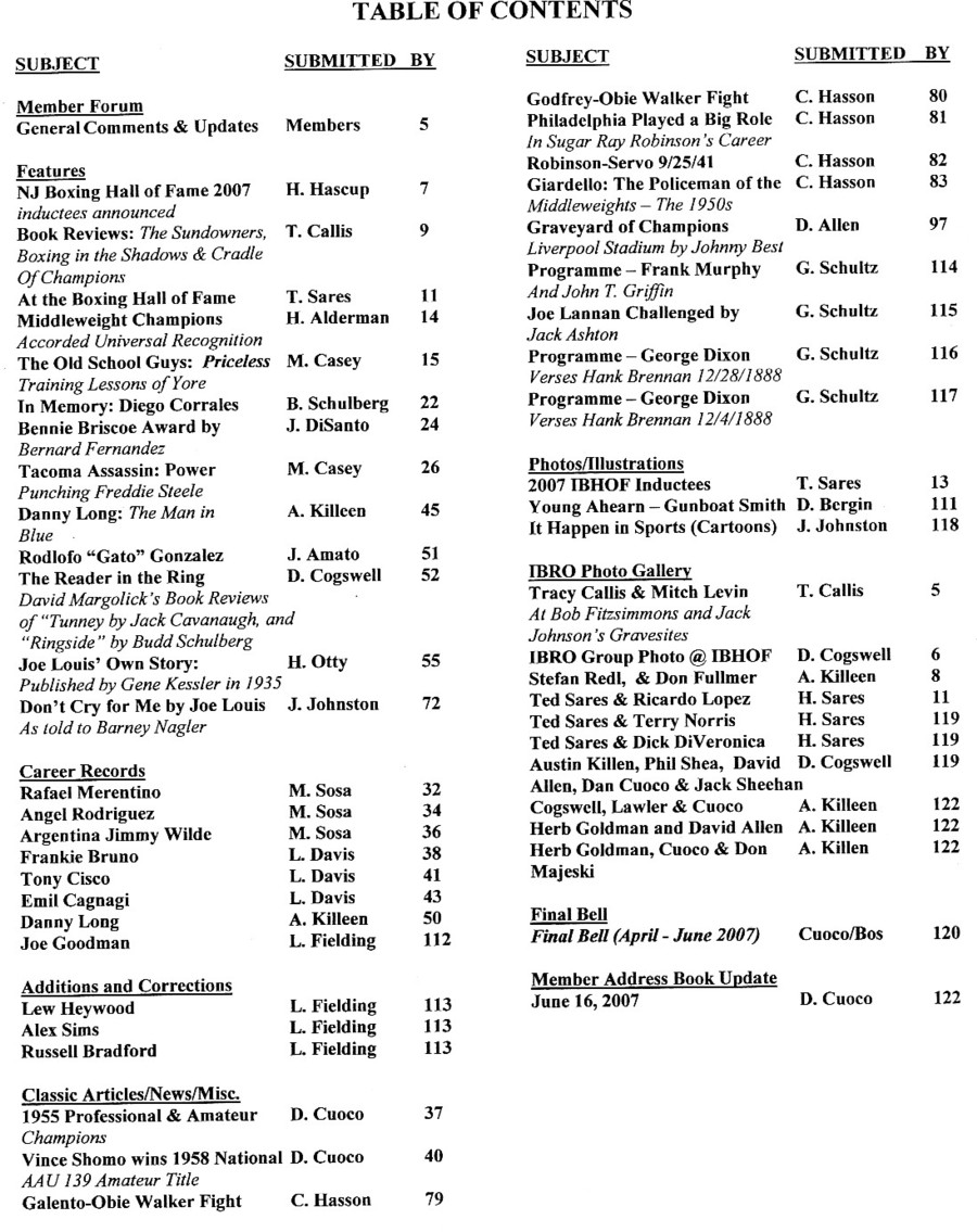 IBRO Journal Issue No. 94 - BoxRec
