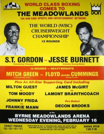 S.T. Gordon vs. Jesse Burnett - BoxRec