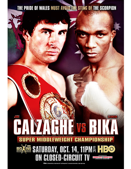 Joe Calzaghe vs. Sakio Bika - BoxRec