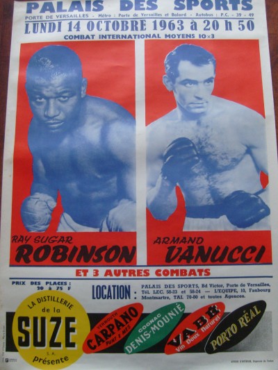 Sugar Ray Robinson vs. Armand Vanucci (1st meeting) - BoxRec