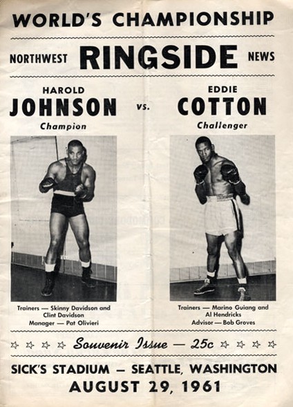 Harold Johnson vs. Eddie Cotton - BoxRec
