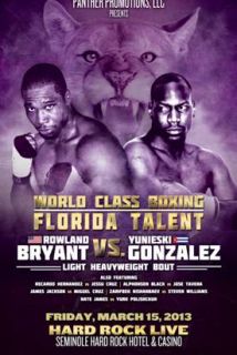 Yunieski Gonzalez vs. Rowland Bryant - BoxRec