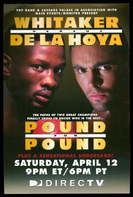 Pernell Whitaker vs. Oscar De La Hoya - BoxRec