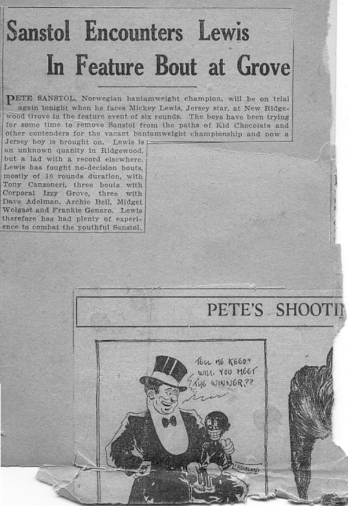 Mickey Lewis vs. Pete Sanstol - BoxRec