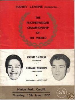 Vicente Saldivar vs. Howard Winstone (2nd meeting) - BoxRec