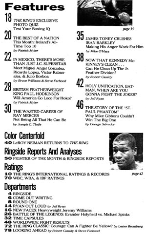 Ring Magazine: June 1993 - BoxRec