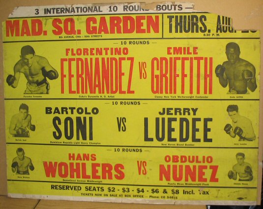 Emile Griffith vs. Florentino Fernandez - BoxRec