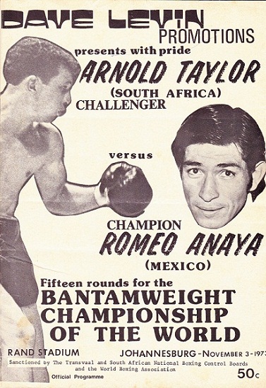 Romeo Anaya vs. Arnold Taylor (1st meeting) - BoxRec