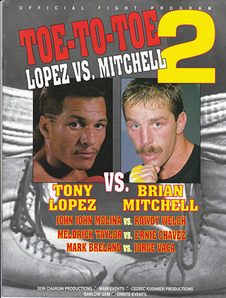 Brian Mitchell vs. Tony Lopez (2nd meeting) - BoxRec