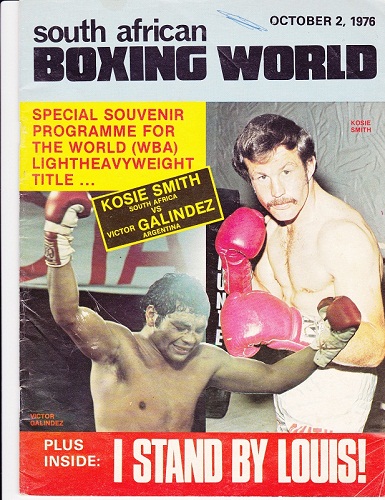 Victor Emilio Galindez vs. Kosie Smith - BoxRec