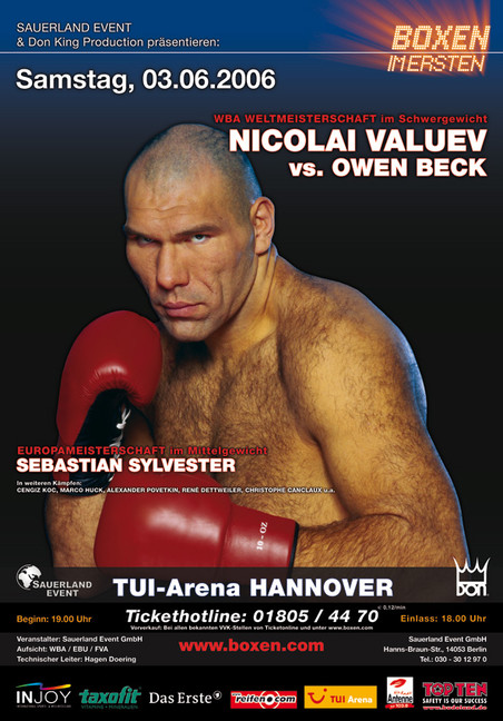 Nikolay Valuev vs. Owen Beck - BoxRec