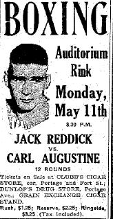 Jack Reddick vs. Carl Augustine - BoxRec