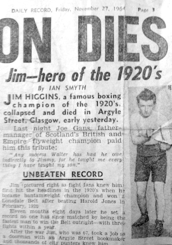 Jim Higgins - BoxRec