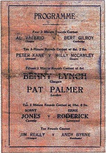 Benny Lynch vs. Pat Palmer - BoxRec