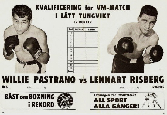 Willie Pastrano vs. Lennart Risberg - BoxRec