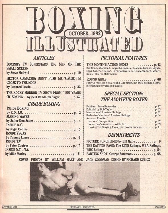 Boxing Illustrated: October 1982 - BoxRec