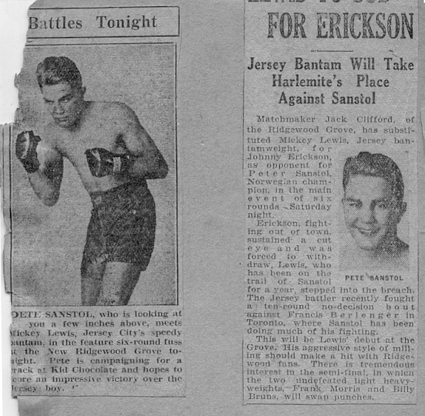 Mickey Lewis vs. Pete Sanstol - BoxRec