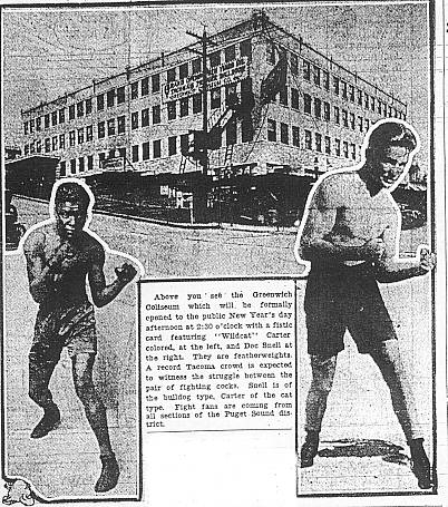 Leslie (Wildcat) Carter vs. Doc Snell (1st meeting) - BoxRec