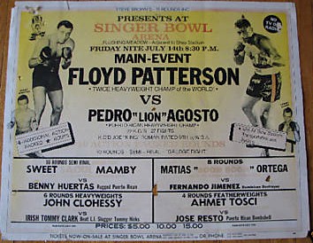 Floyd Patterson vs. Pedro Agosto - BoxRec
