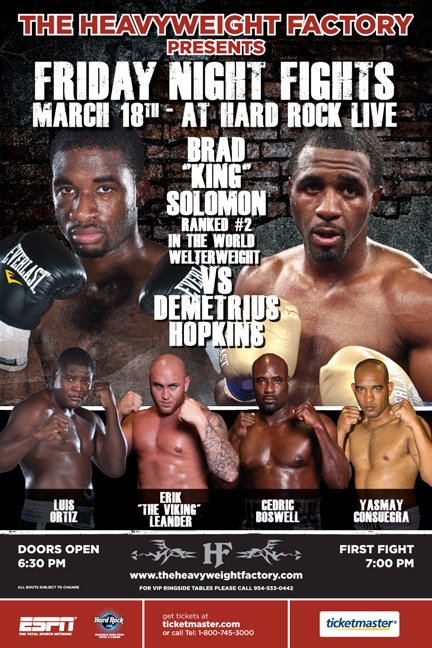 Brad Solomon vs. Demetrius Hopkins - BoxRec