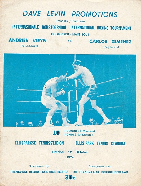 Carlos Maria Gimenez vs. Andries Steyn - BoxRec