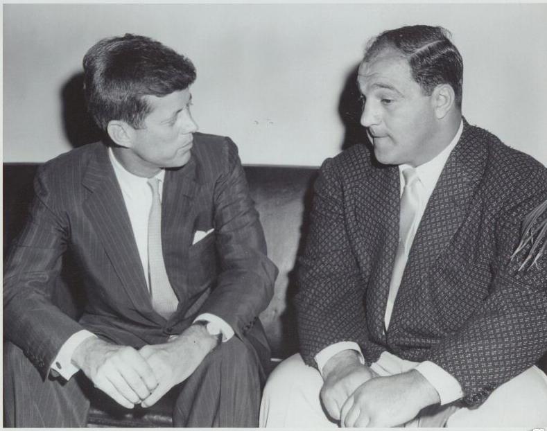 Rocky Marciano with JFK. Both men would die prematurely but have long ...